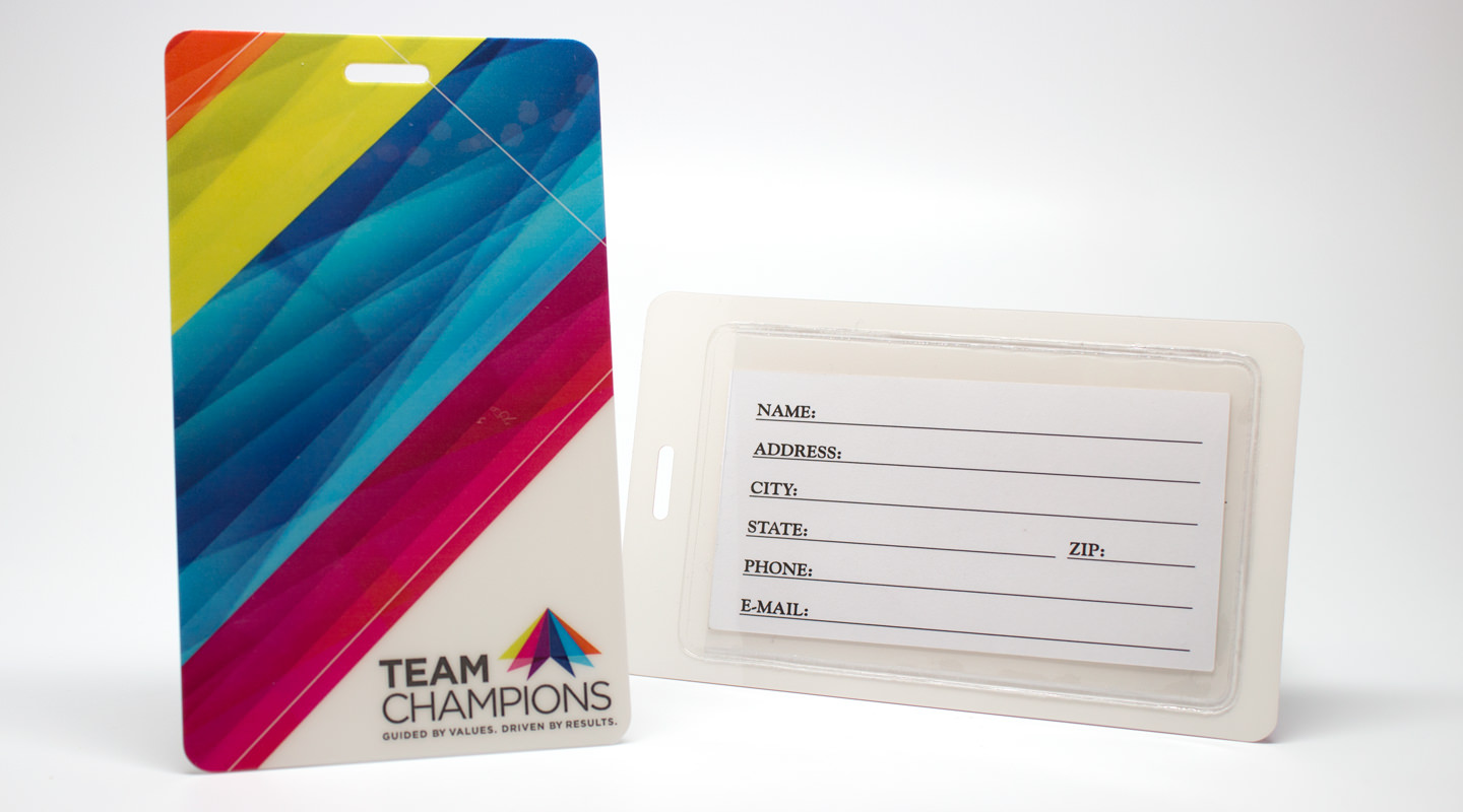 Custom Luggage Tags – ACCESS® Event Solutions | Custom Passes – Custom ...