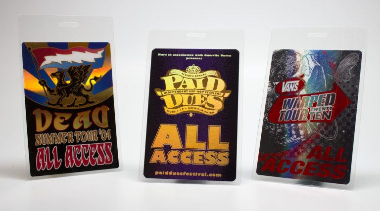 Laminates – ACCESS® Event Solutions | Custom Passes – Custom Wristbands ...
